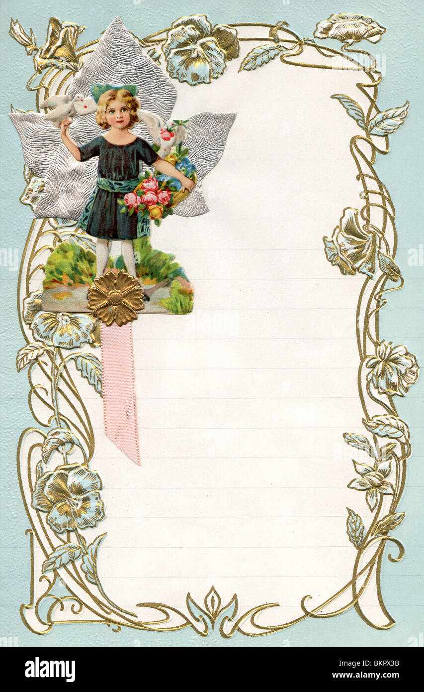 Decorative Writing Paper Stock Photo - Alamy