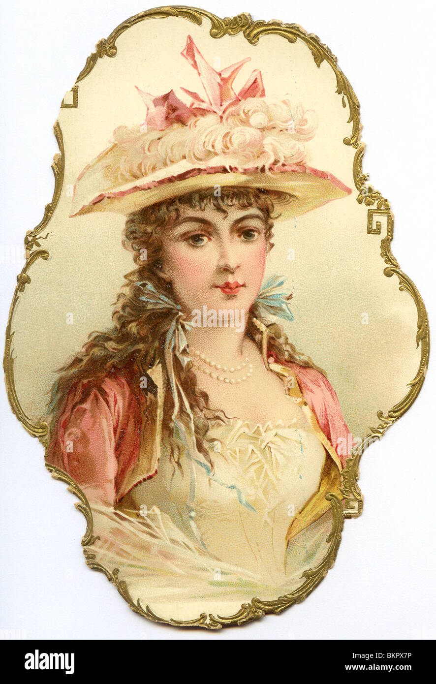 Portrait of a Lady Stock Photo - Alamy