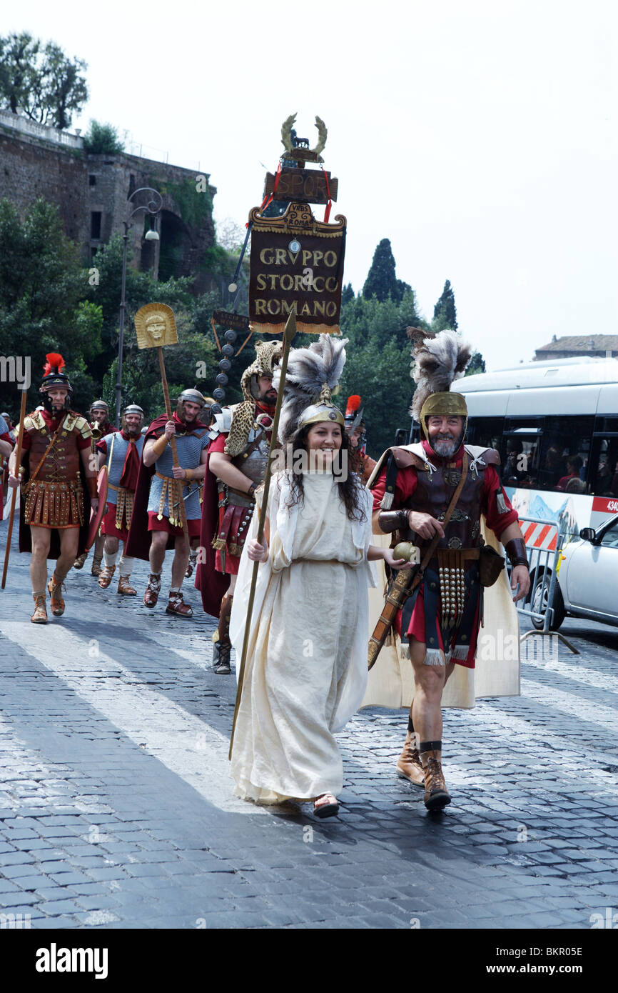 Legionary Roman soldier, History-Roman re-enactors festival 2010 Stock ...