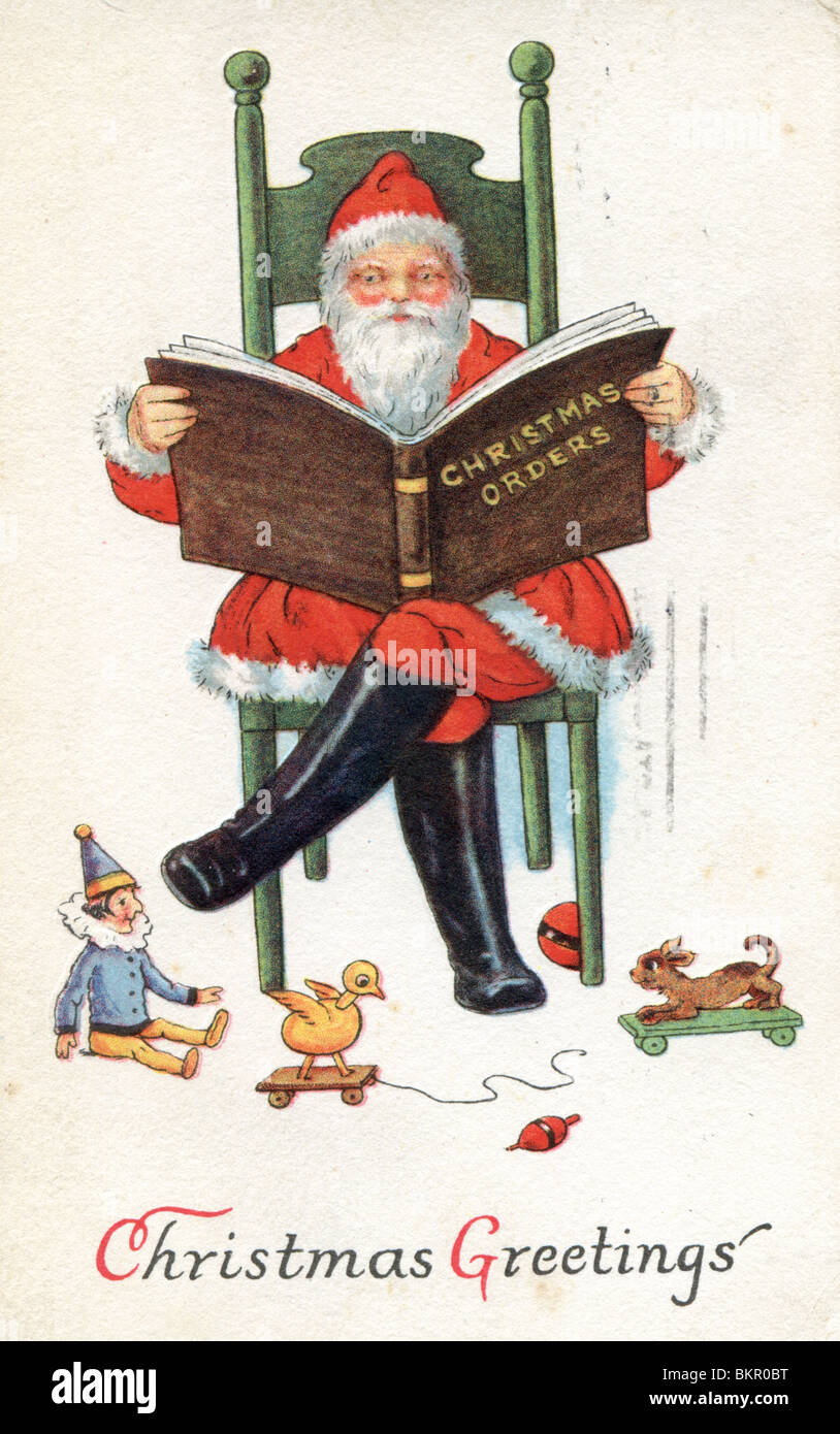 Christmas book reading painting hi-res stock photography and images - Alamy