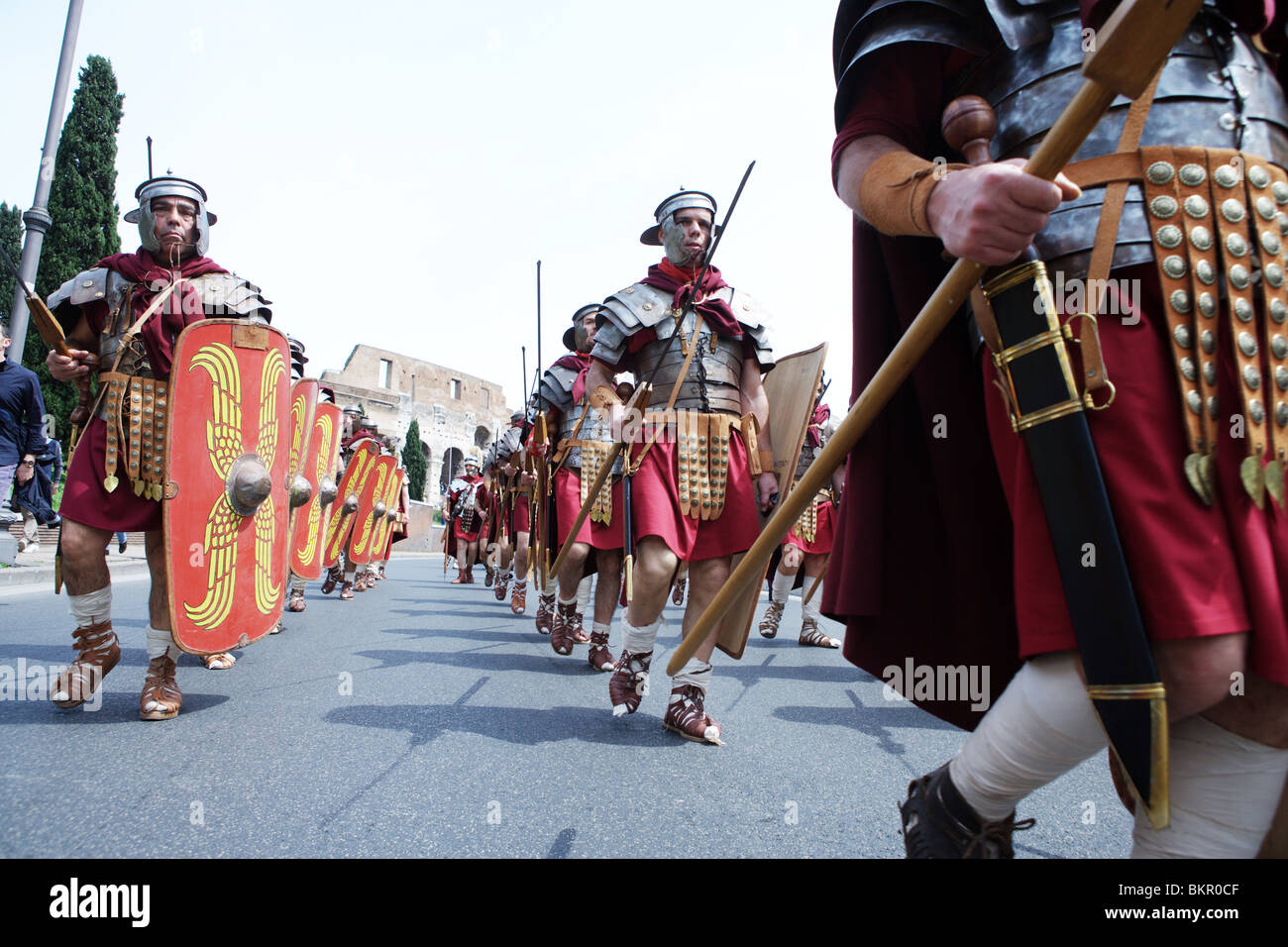 History-Roman re-enactors festival Stock Photo - Alamy