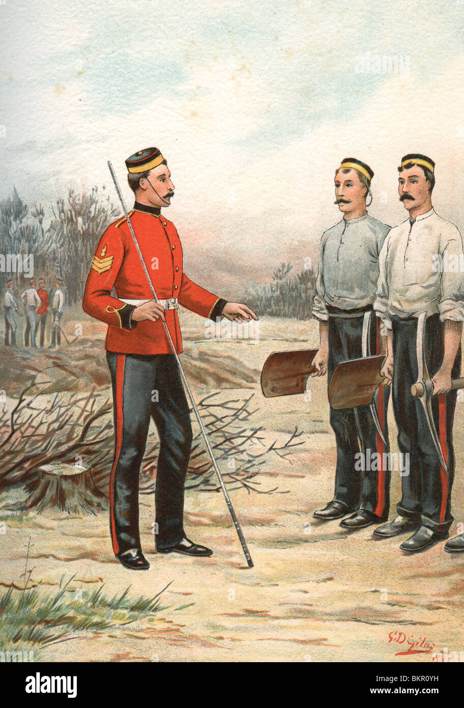 Royal regiments hi-res stock photography and images - Alamy