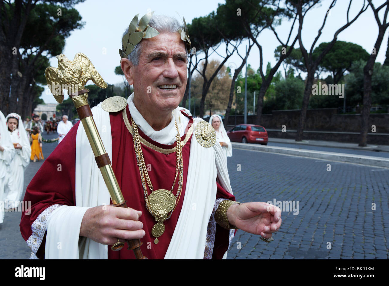 Legionary Roman soldier, History-Roman re-enactors festival 2010 Stock ...