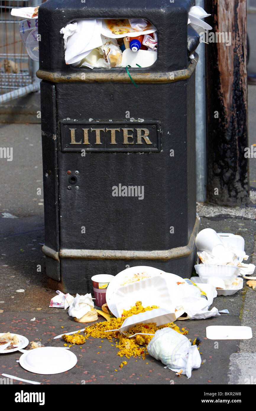Fast food waste hi-res stock photography and images - Alamy