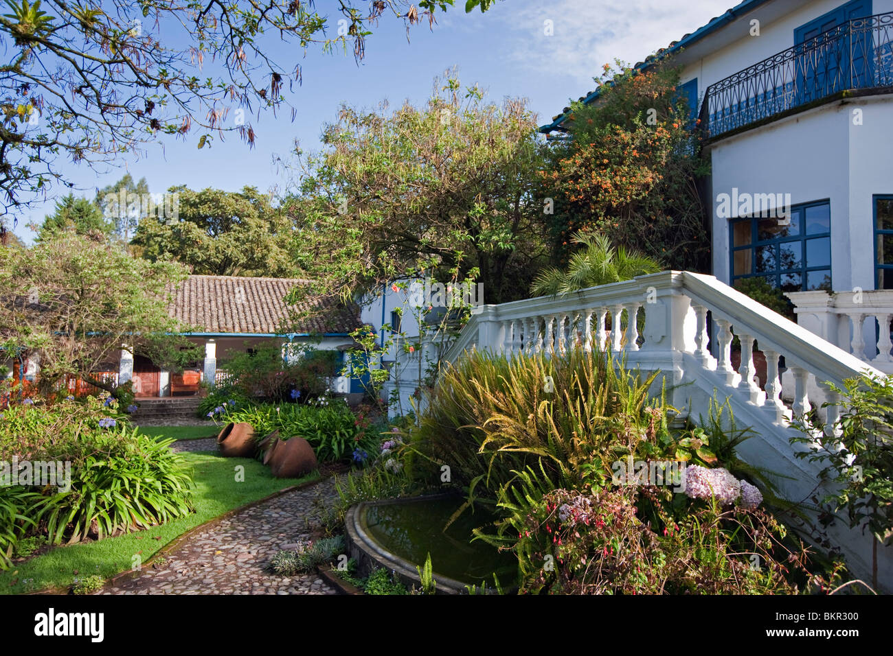 Ecuador, Hacienda Cusin, a restored C17th Andean homestead, now a small ...
