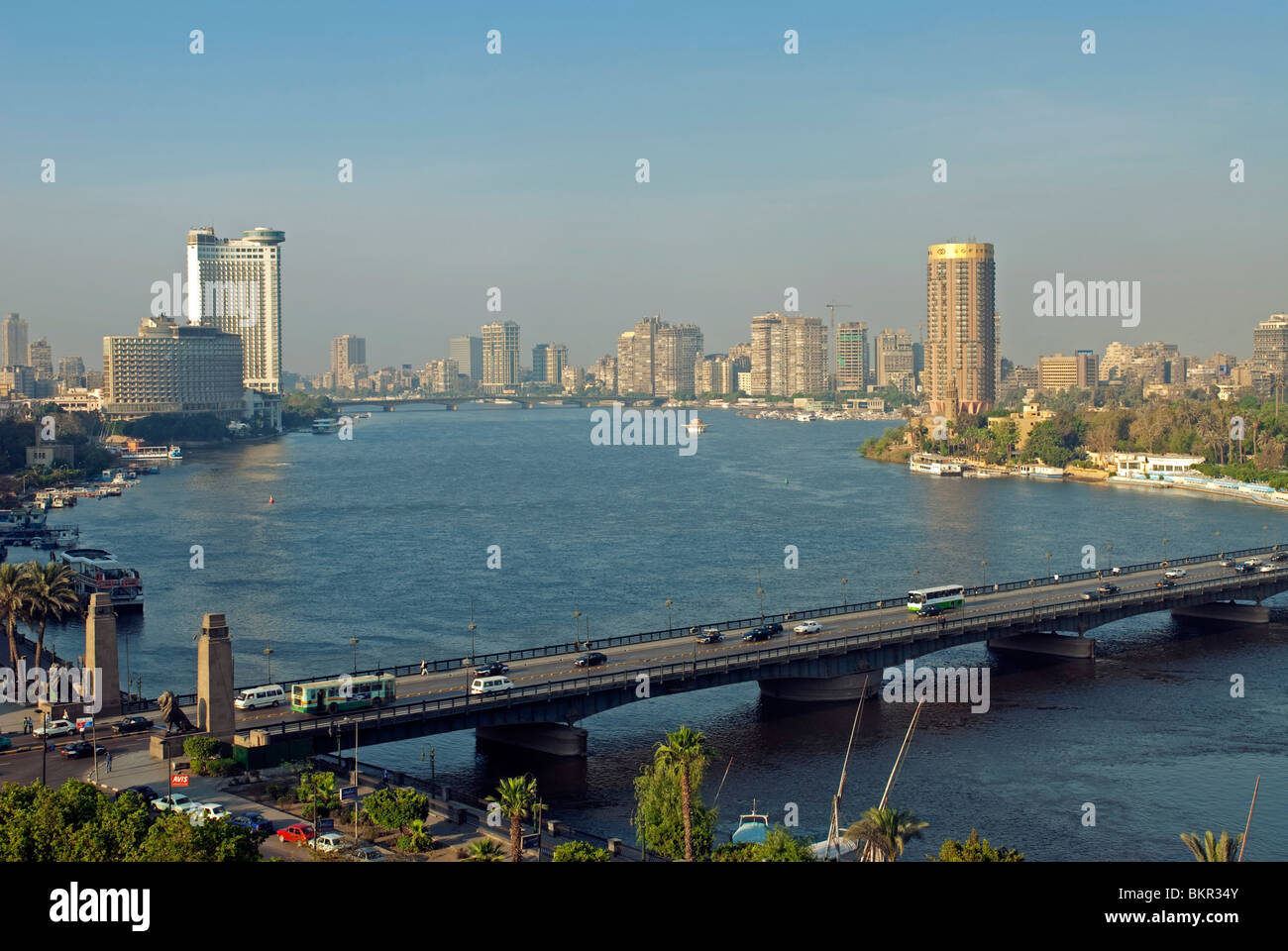 Egypt, Cairo. View of the Nile Stock Photo - Alamy