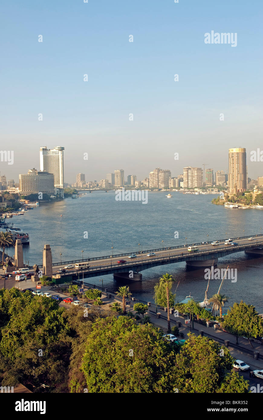 Egypt, Cairo. View of the Nile Stock Photo - Alamy