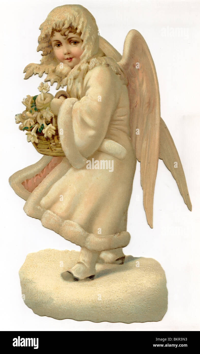Angels christmas illustration hi-res stock photography and images - Alamy