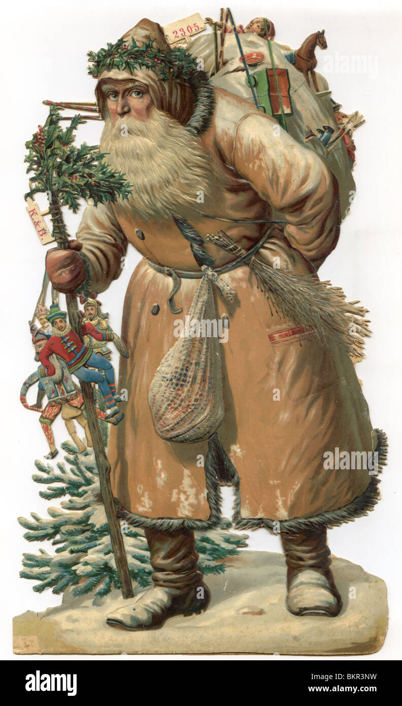 1800 1899 father christmas hi-res stock photography and images - Alamy