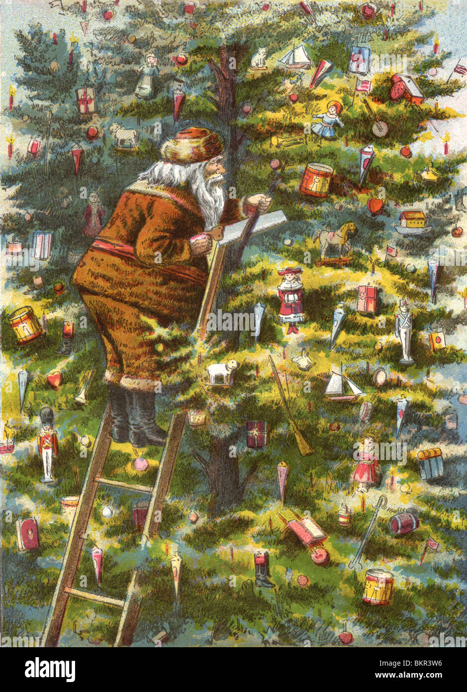 Victorian christmas tree hi-res stock photography and images - Alamy