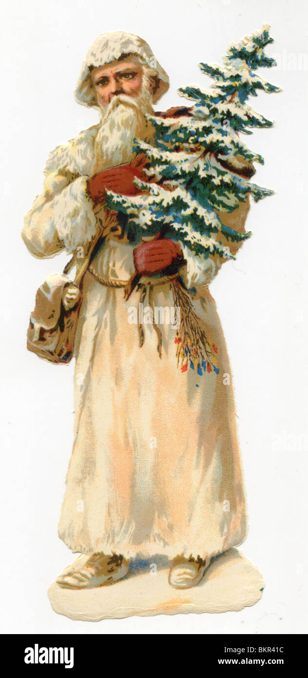 Father christmas victorian illustration hi-res stock photography and ...