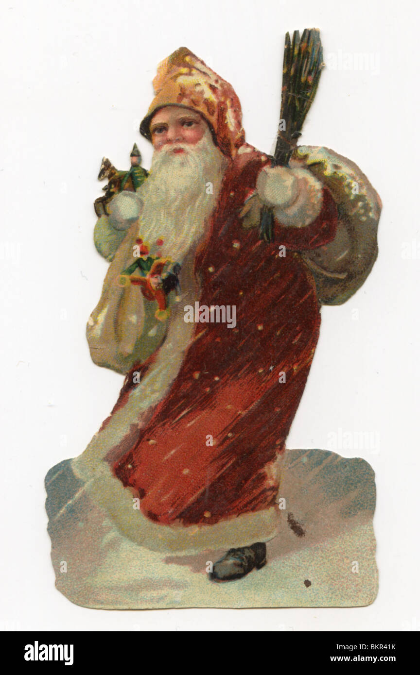 Father christmas in old Cut Out Stock Images & Pictures - Alamy