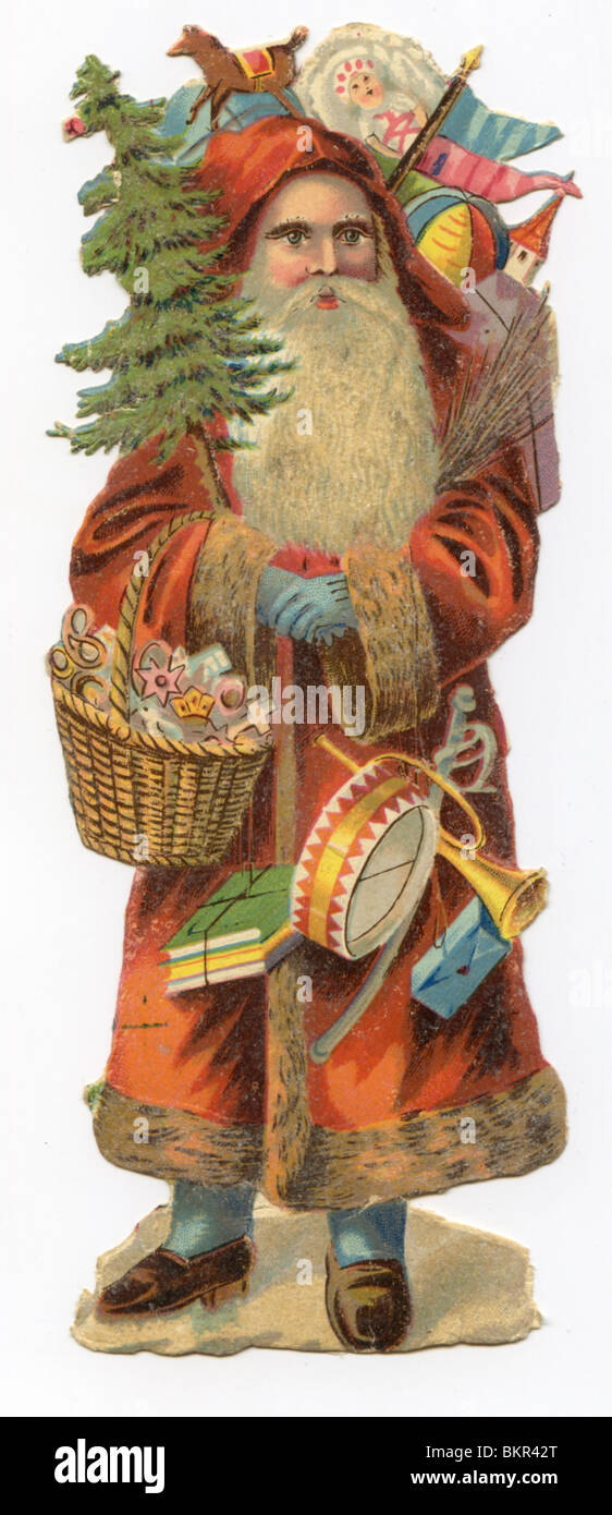 Victorian father christmas hi-res stock photography and images - Alamy