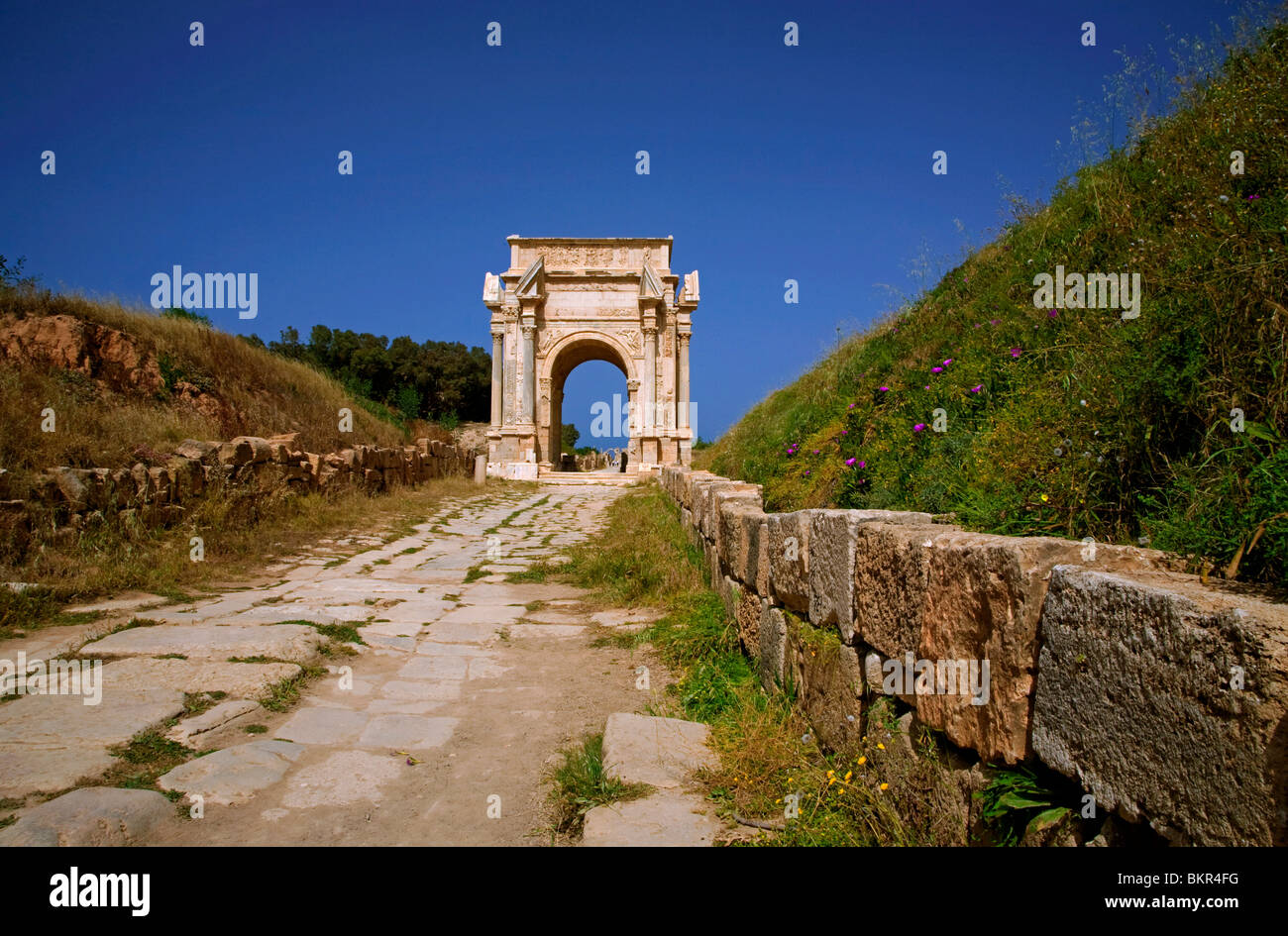 Libya tripolitania khums arch septimus hi-res stock photography and ...