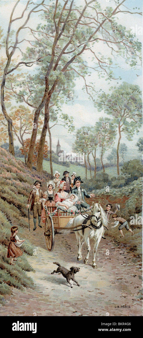 Image from a Victorian Baptism Sweet Box Stock Photo - Alamy