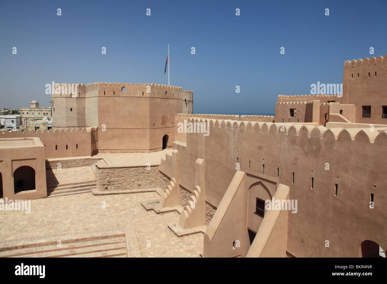 Inside walls of Fort Barka, Sultanate of Oman. Photo by Willy Matheisl ...