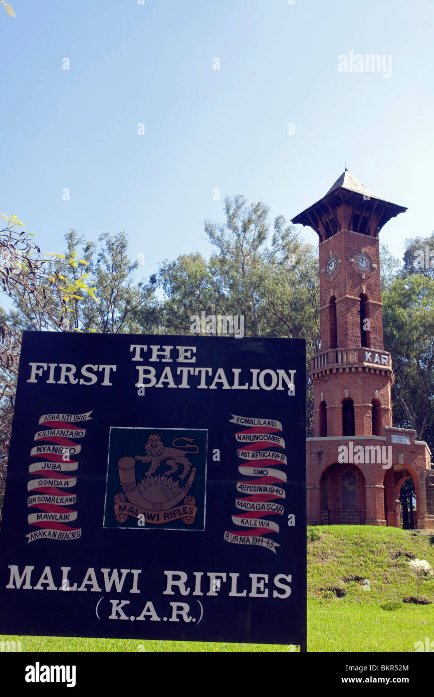 Malawi, Zomba. War memorial on the outskirts of town to the Malawi ...
