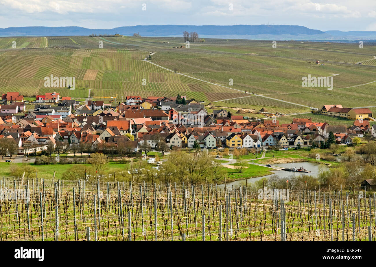 Vineyard on the main loop near nordheim hi-res stock photography and ...