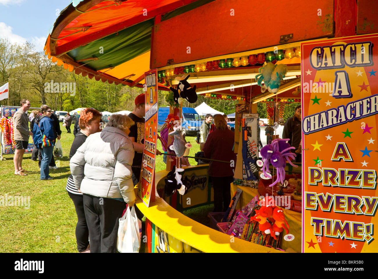 Fair hook a prize Stock Photo - Alamy