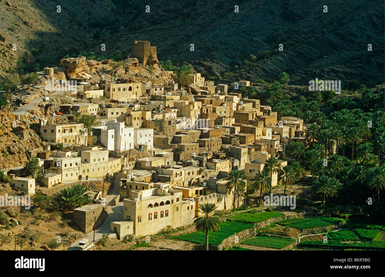 Oman, Dakhiliyah, Jebel Hajar, Balad Sayt. Deep in the Jebel Hajar ...