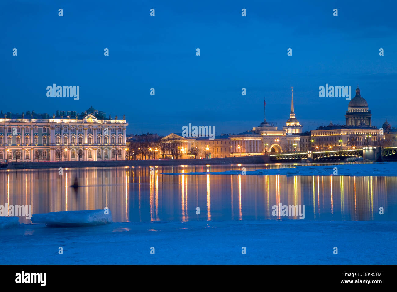 Frozen neva river in winter hi-res stock photography and images - Alamy