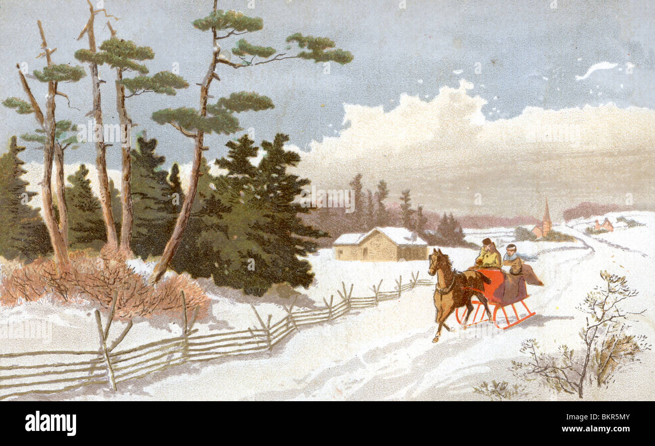 Victorian sleigh hi-res stock photography and images - Alamy