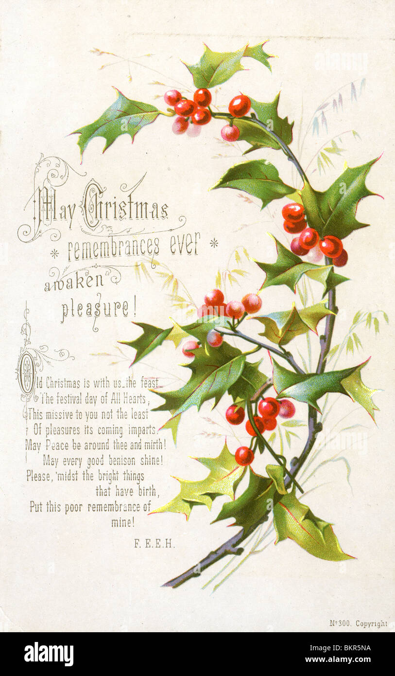 Victorian greeting card hi-res stock photography and images - Alamy