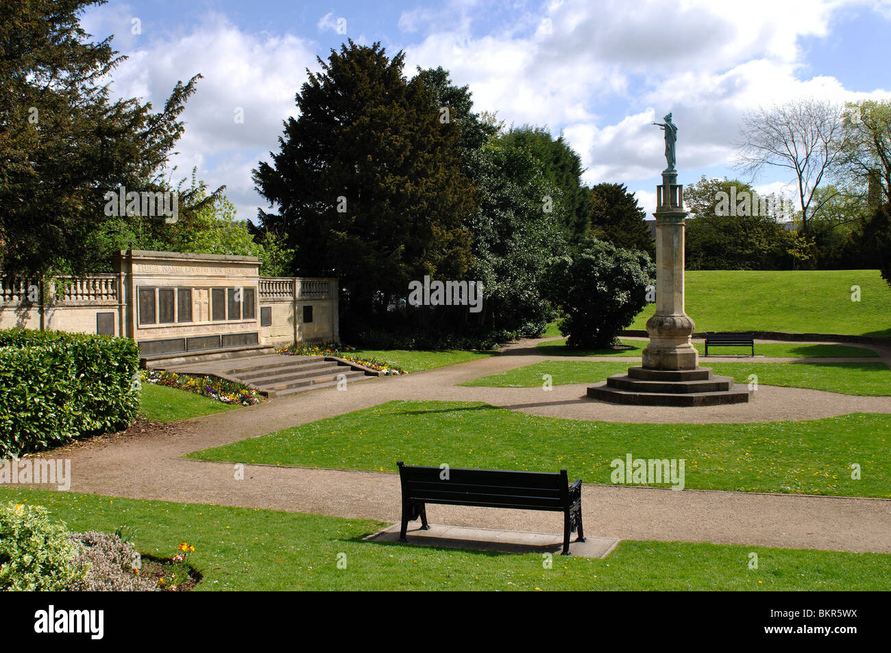 War memorial and site of Hinckley Castle, Hinckley, Leicestershire ...
