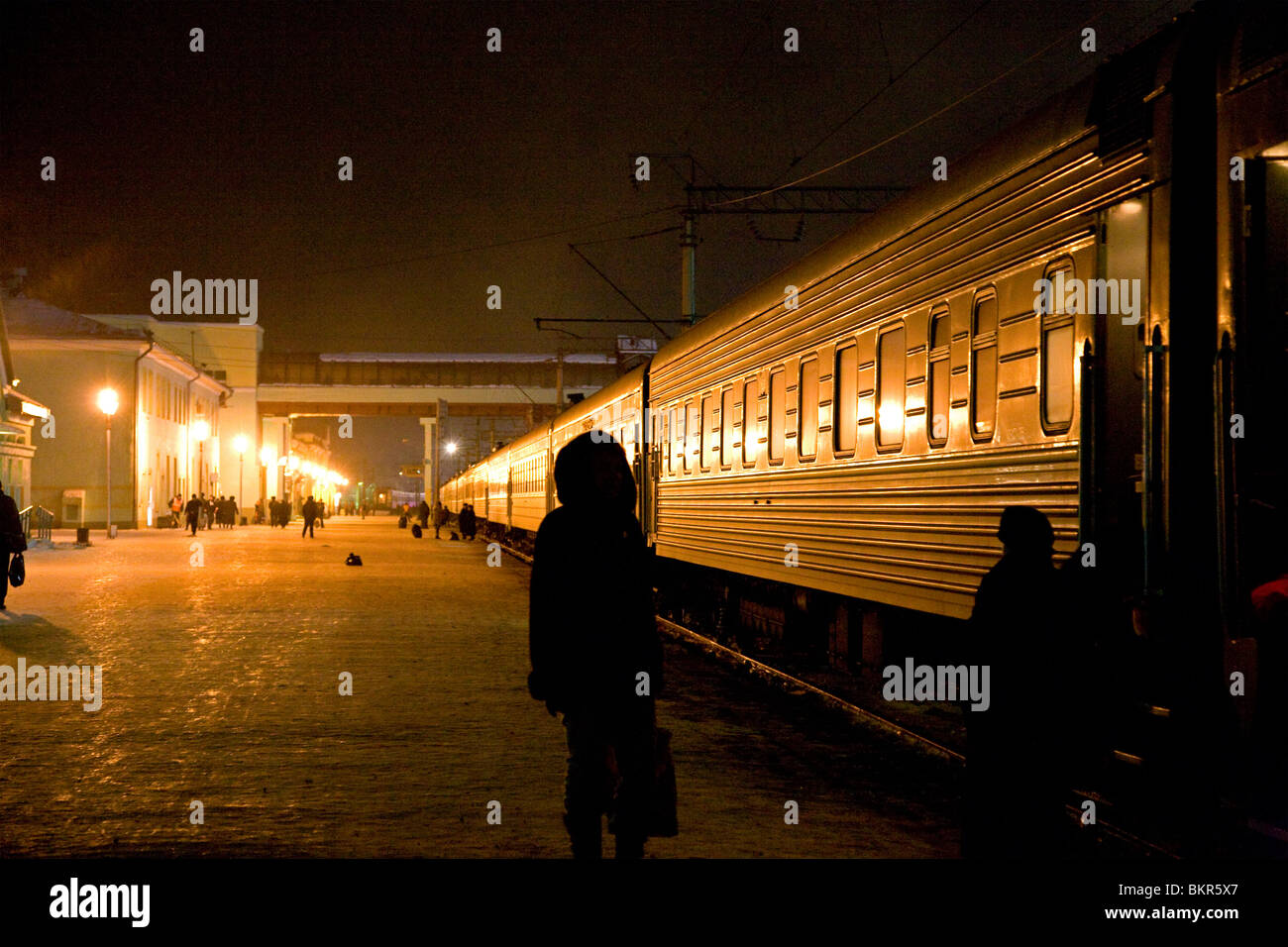 Russia, Siberia, Ulan-Ude; One of the major stops in east Russia. Trans ...