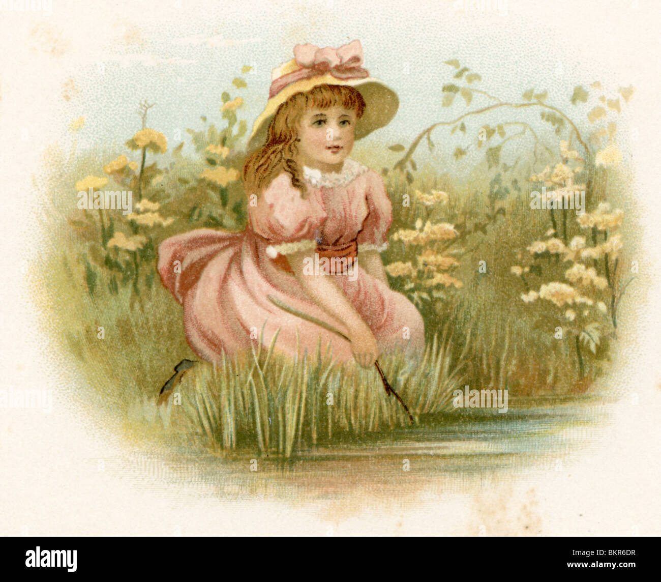 Kneeling by pond hi-res stock photography and images - Alamy