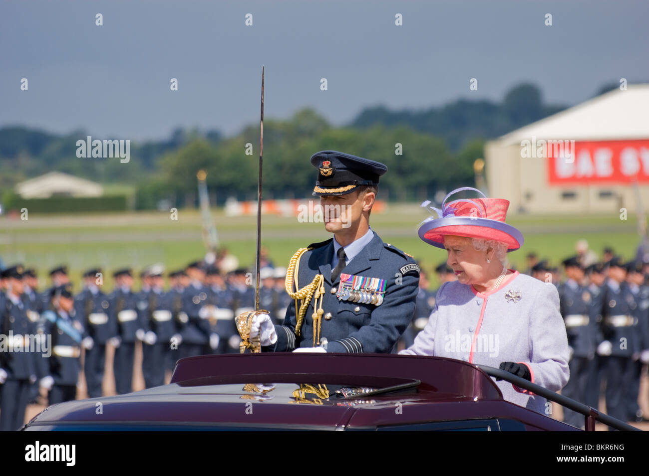 RAF FAIRFORD GLOUCESTERSHIRE UK - JULY 11: Presentation of new Queens ...