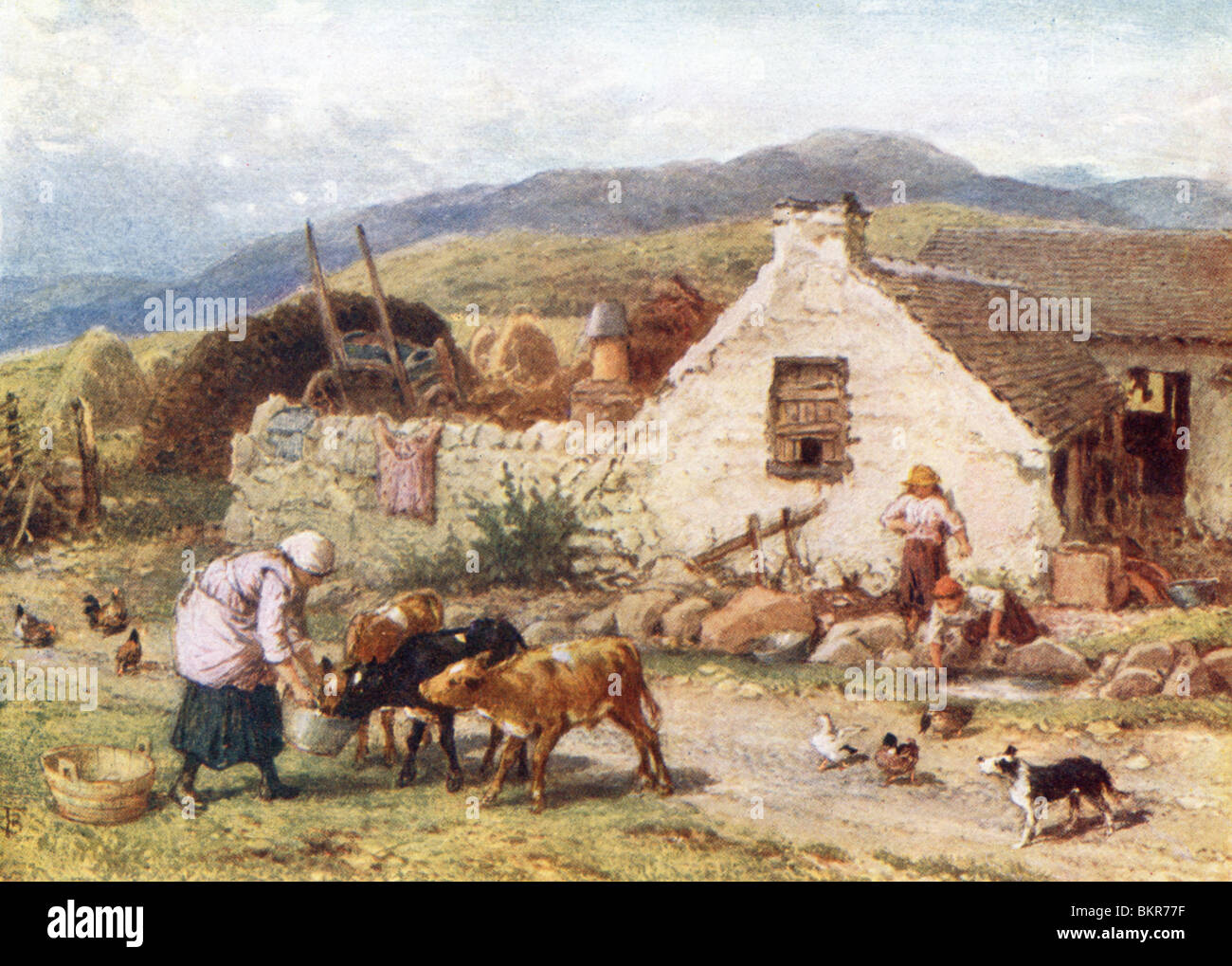 A Highland Cottage Stock Photo - Alamy