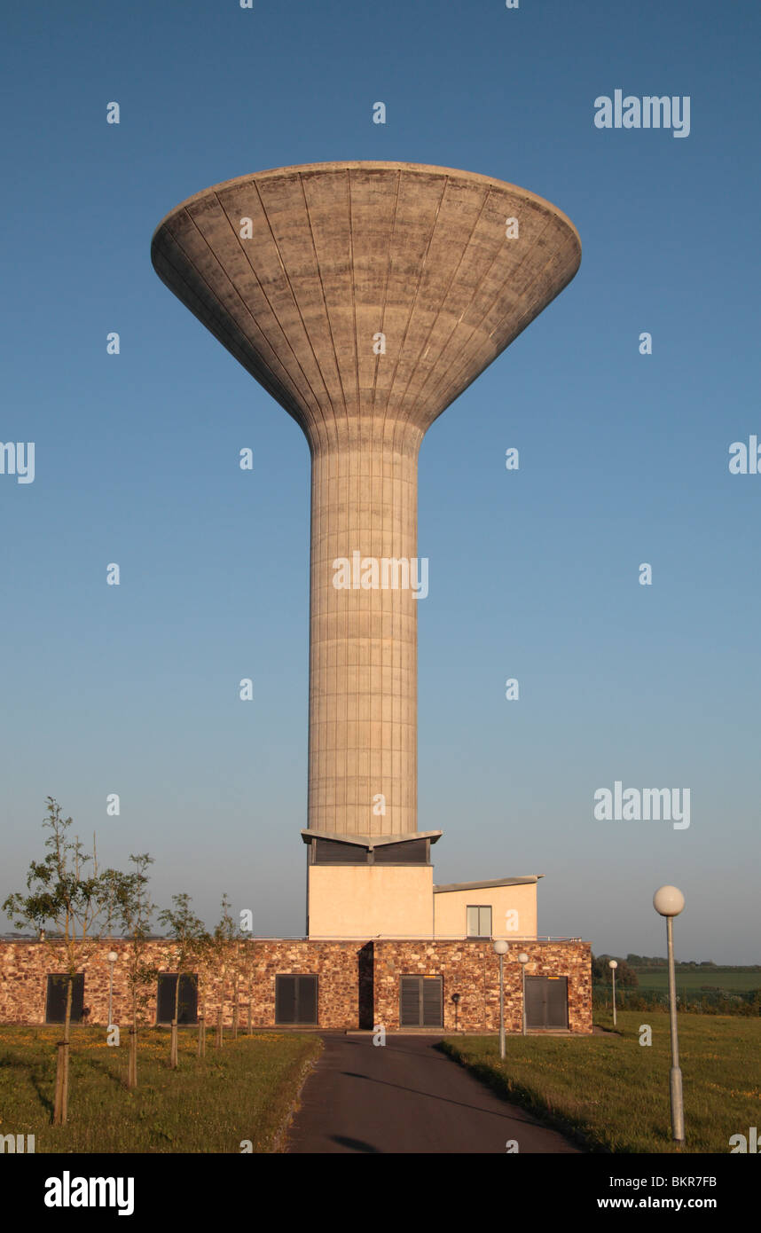 A freestanding concrete water tower outside Wexford Town, CO Wexford ...