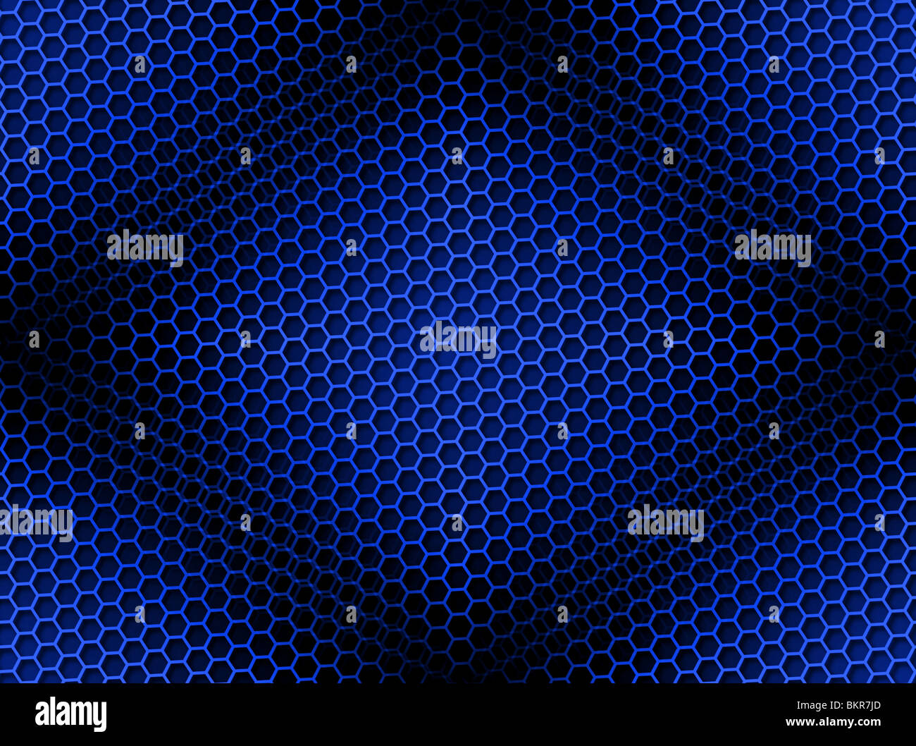 Seamless blue honeycomb Stock Photo - Alamy