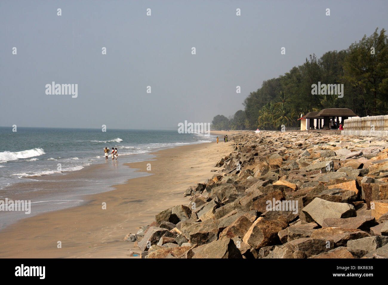 Triprayar beach hi-res stock photography and images - Alamy