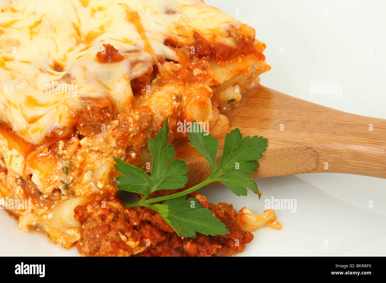 Home baked beef lasagne hi-res stock photography and images - Alamy