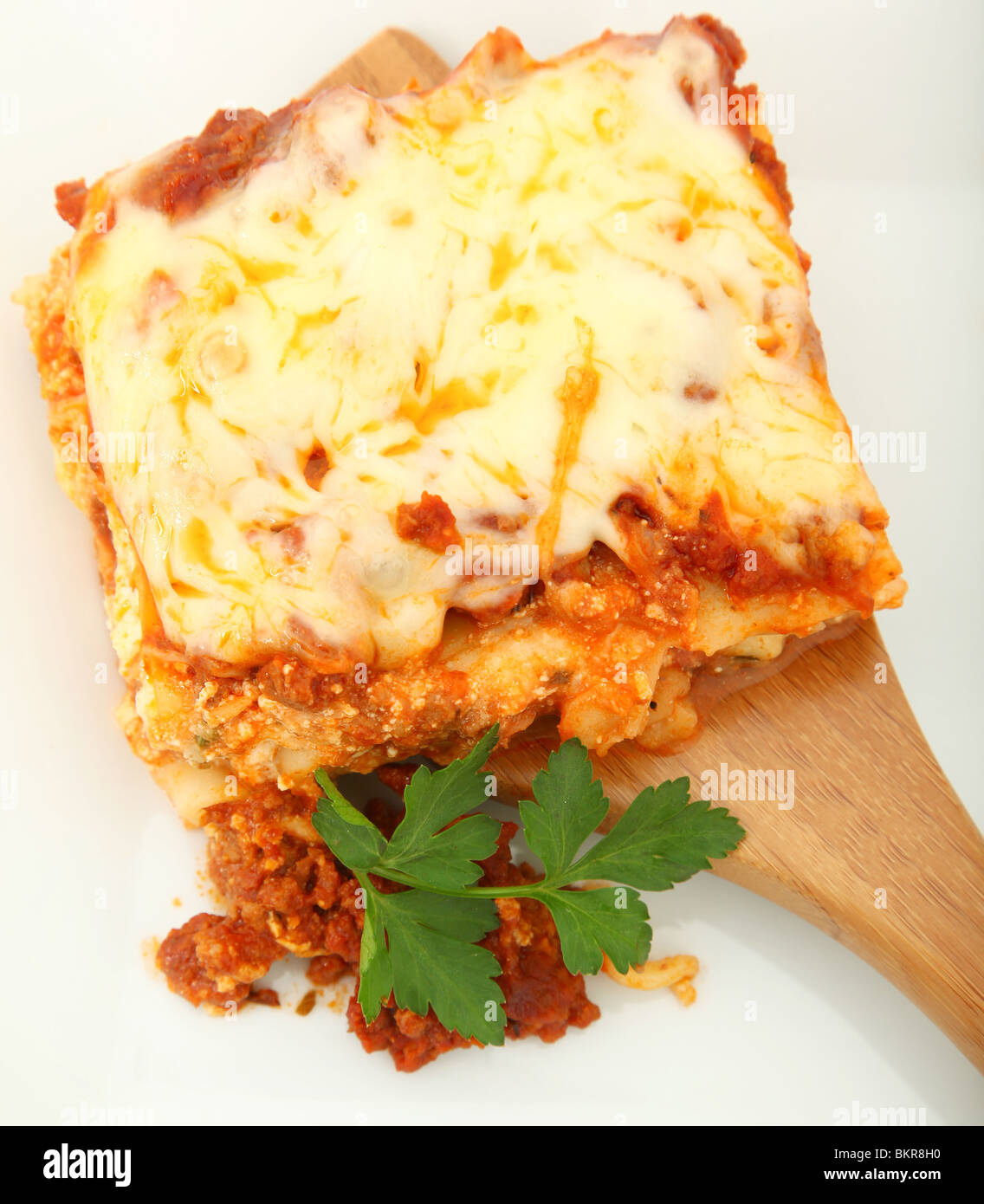 Home baked beef lasagne hi-res stock photography and images - Alamy