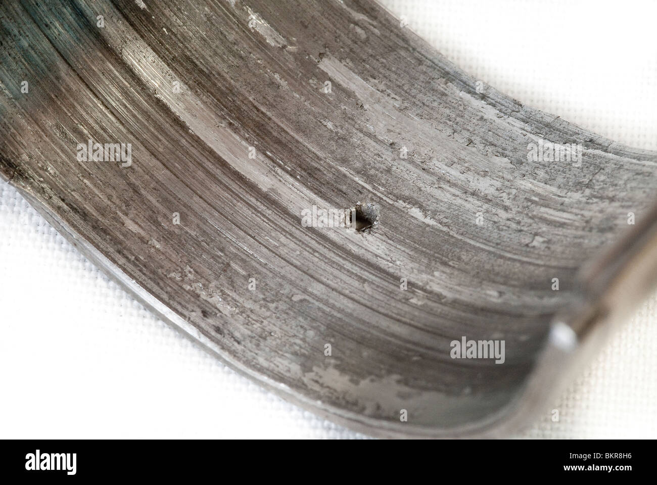 Worn Out Big End Bearing From a Mitsubishi Evo Stock Photo - Alamy