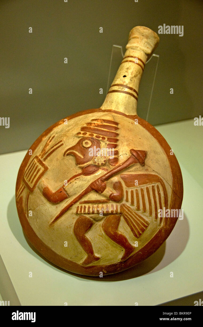Mochica 100 700 AD Peru Peruvian corn roaster or Canchero with ...