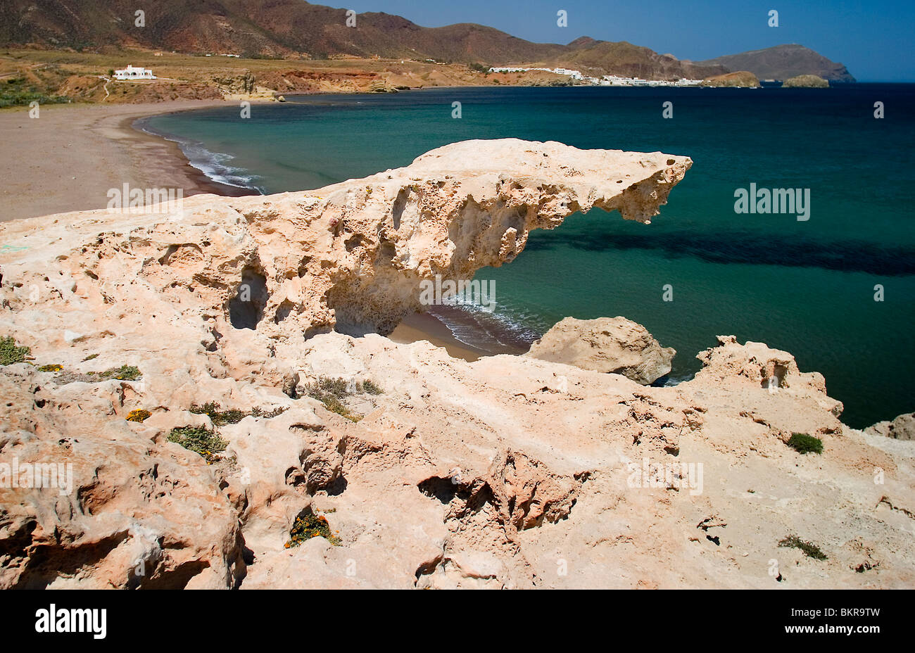 Picturesque rocky formations on seashore hi-res stock photography and ...