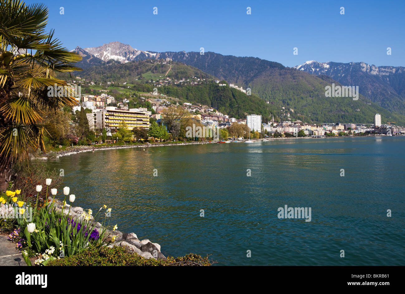 Montreux switzerland mountain town hi-res stock photography and images ...