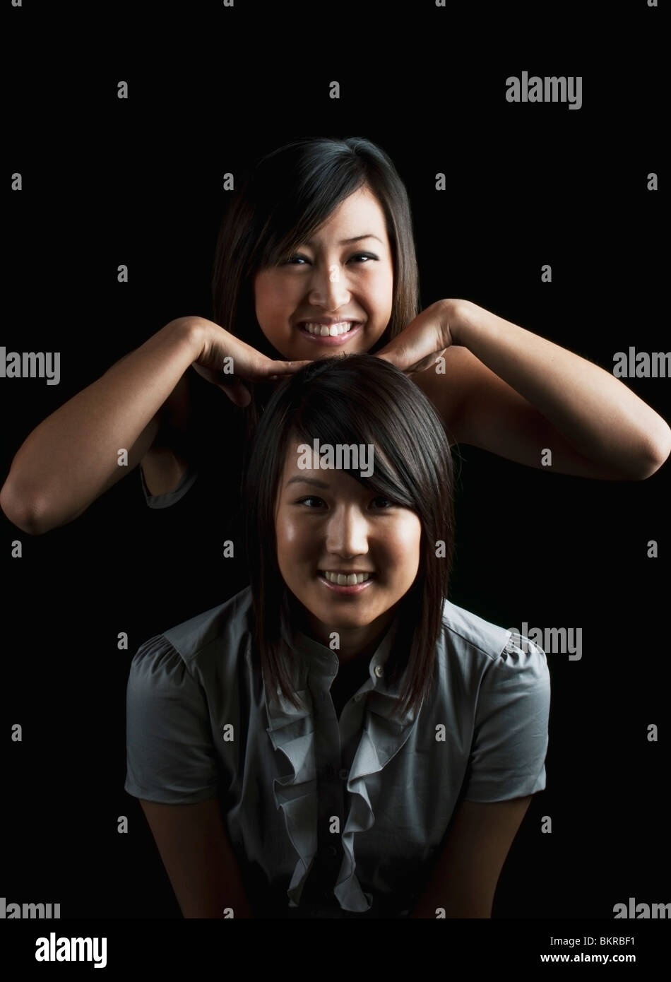 Friendship Between Two Young Women Stock Photo - Alamy