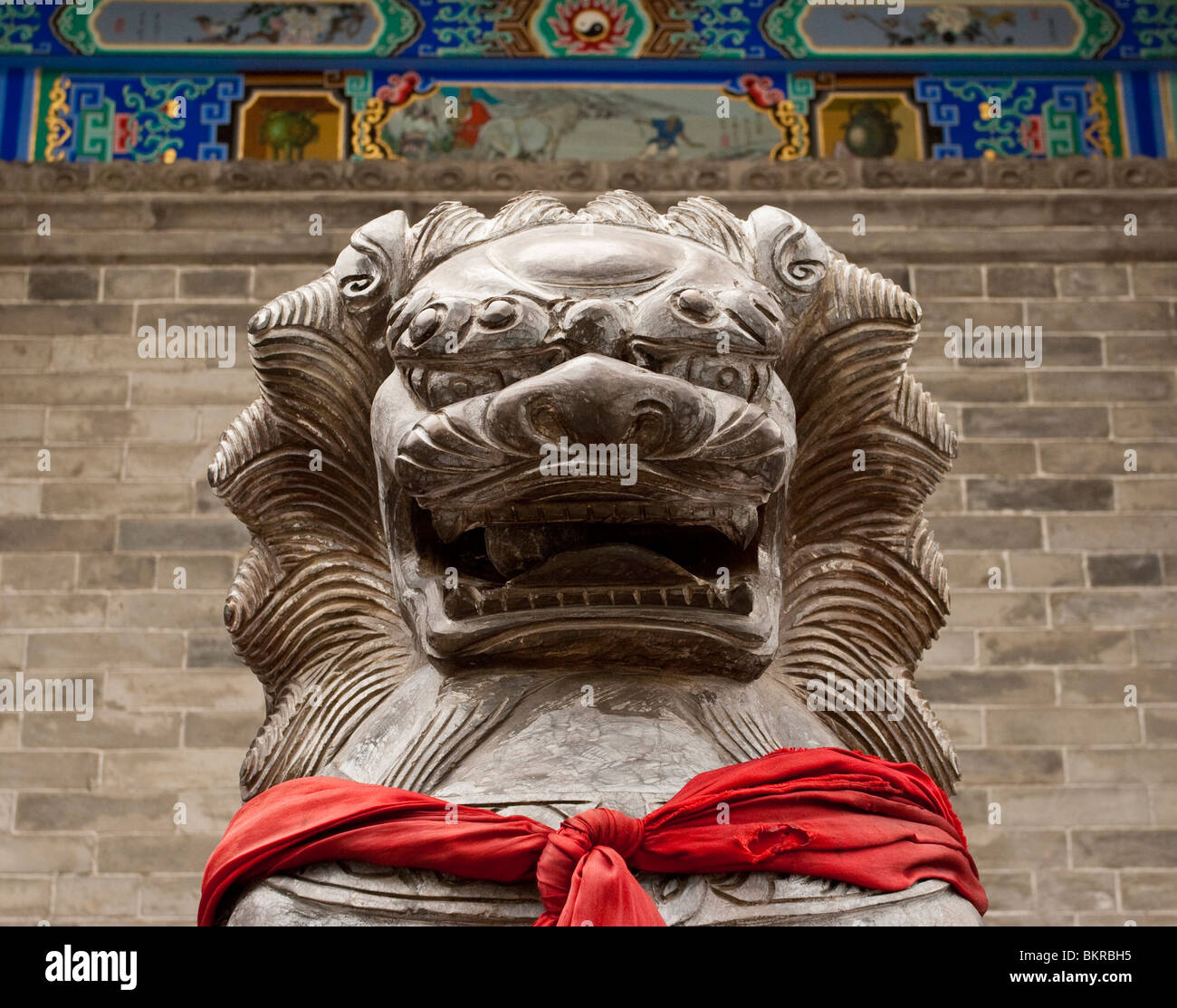 Chinese Lion in Xian Stock Photo - Alamy