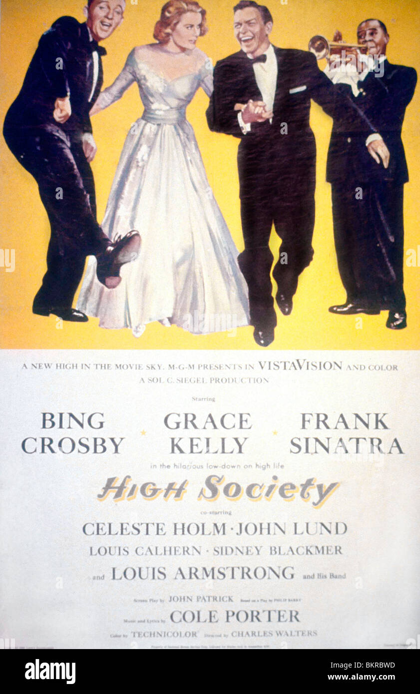 HIGH SOCIETY -1956 POSTER Stock Photo - Alamy