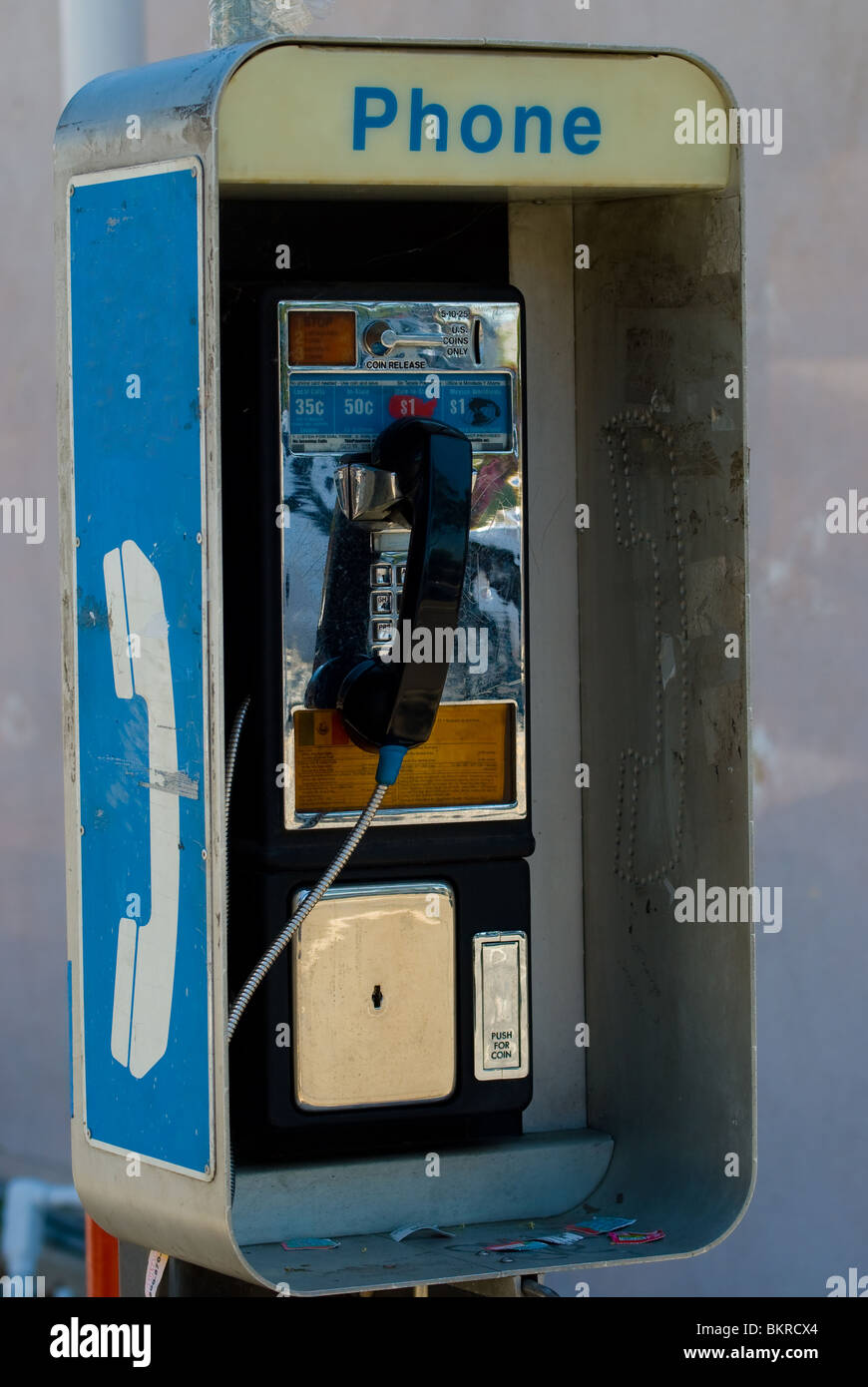 An old payphone Stock Photo - Alamy