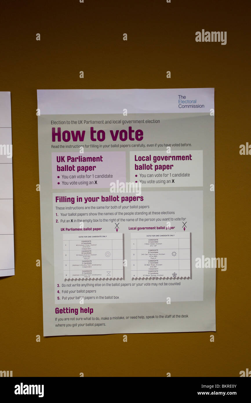 Voting guidance hi-res stock photography and images - Alamy