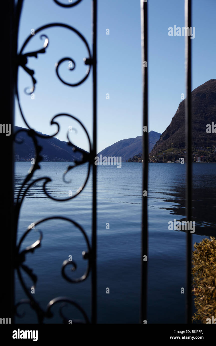 Lake lugano gate switzerland hi-res stock photography and images - Alamy