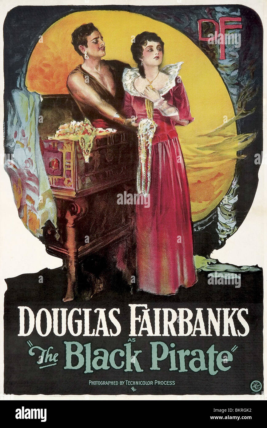 THE BLACK PIRATE (1926) POSTER ALBERT PARKER (DIR) 001 Stock Photo - Alamy