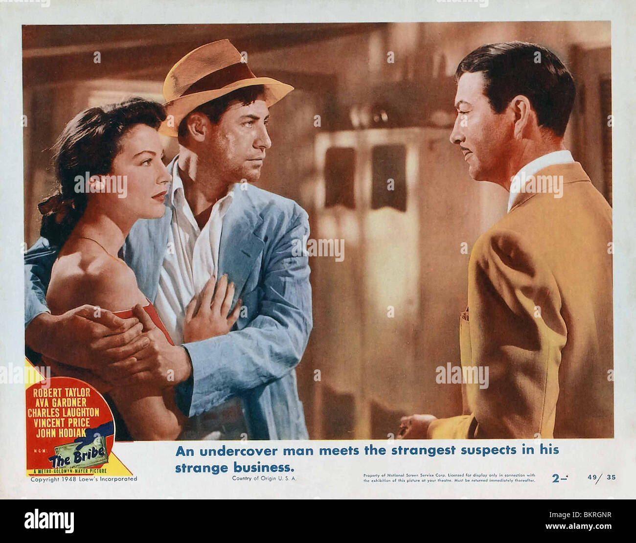 THE BRIBE (1949) ROBERT Z LEONARD (DIR) 001 Stock Photo - Alamy