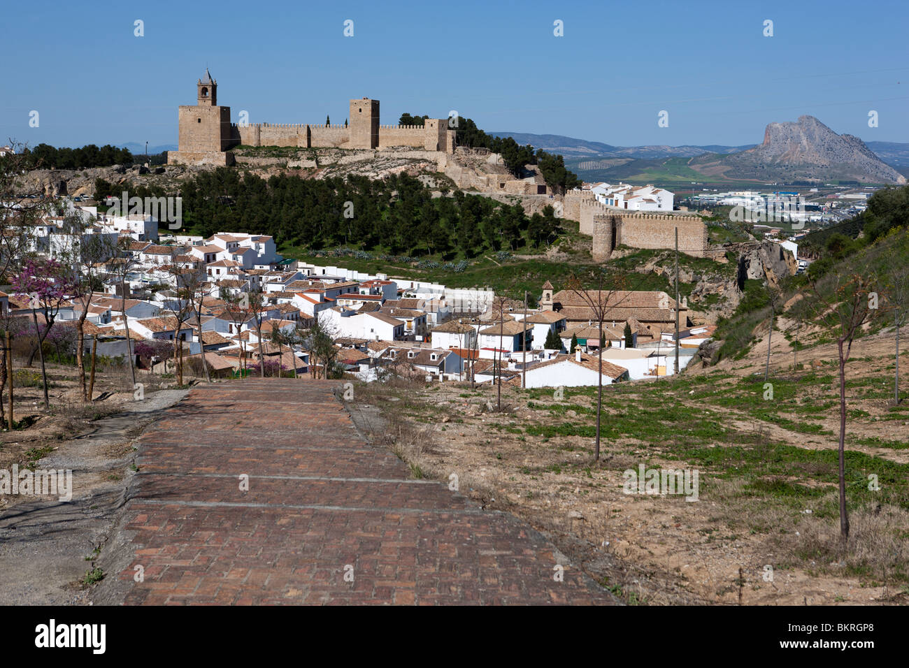 The moorish castle at antequera hi-res stock photography and images - Alamy